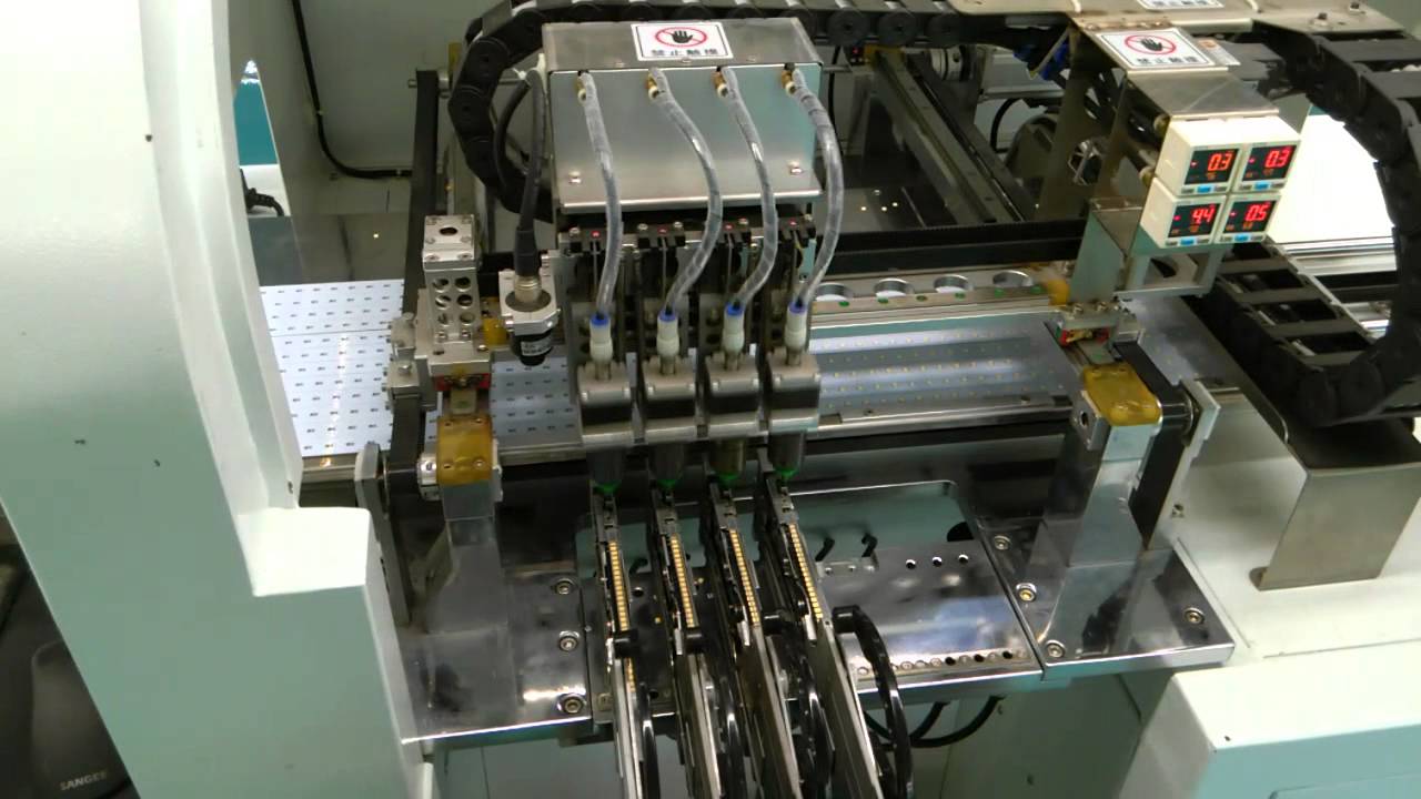 smd led pick and place machine from Shenzhen Leadsmt - YouTube