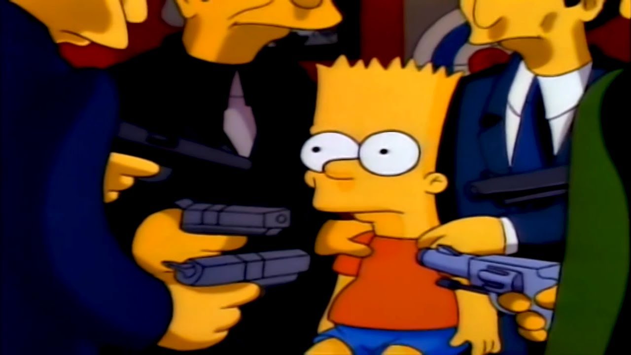 The Simpsons: Bart Becomes A Gangster - YouTube