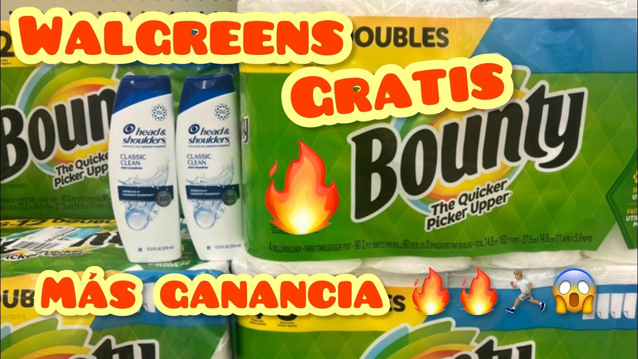 Walgreens🔥Bounty 🔥GRATIS MÁS GANANCIA 🔥🔥🏃🏽😱 - YouTube