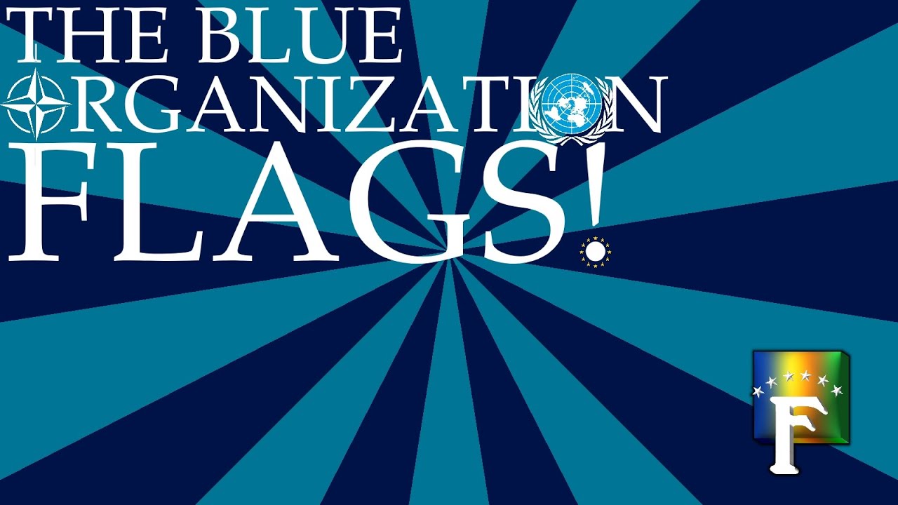 Three Blue Organization Flags! | My First Biggest Flags - YouTube