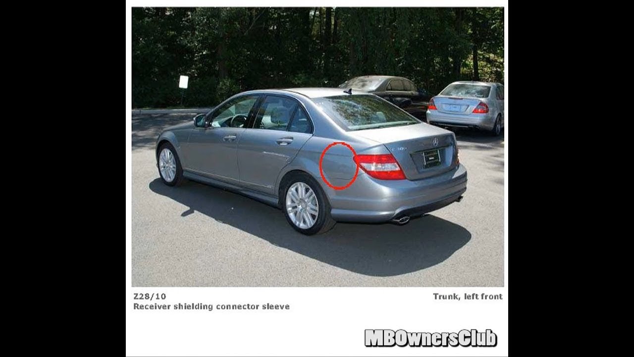 Component Locations on Mercedes-Benz C-Class (W204) Part 06 - YouTube