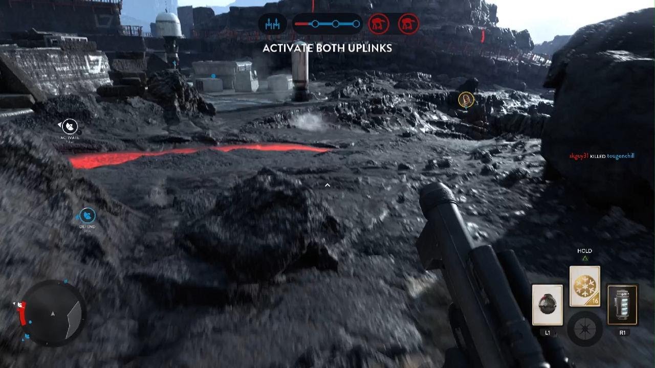 STAR WARS Battlefront Walker assault GREAT victory (rebels) - YouTube