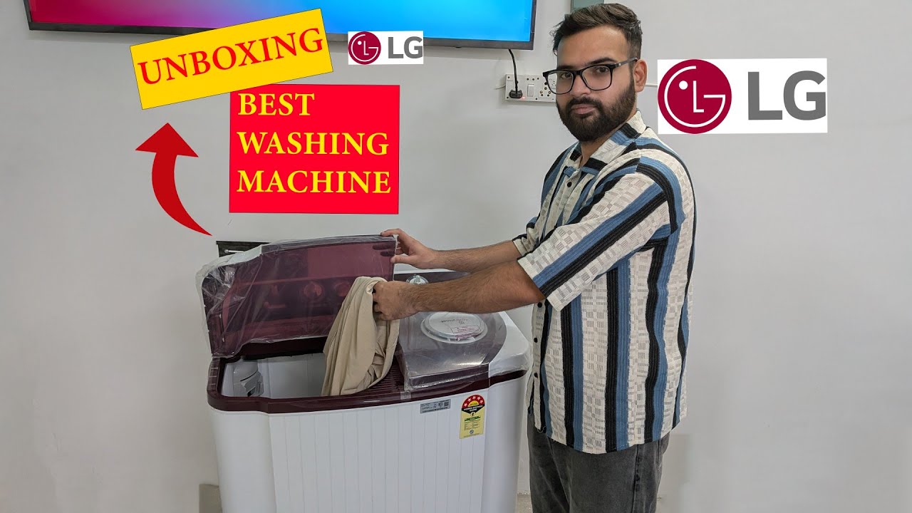 LG 11.5 KG Semi Automatic Washing Machine Unboxing & Demo | Best ...