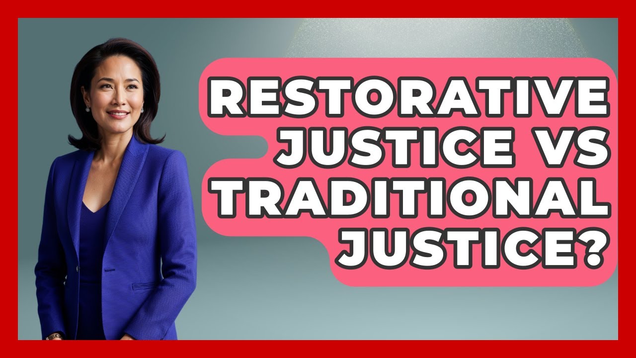 Restorative Justice Vs Traditional Justice? - Learn About ...