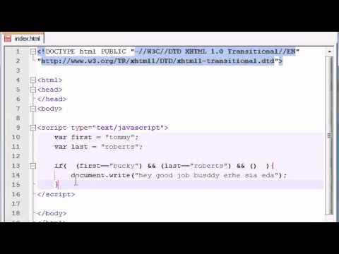 Beginner JavaScript Tutorial -- 17 -- Complex Conditions - YouTube