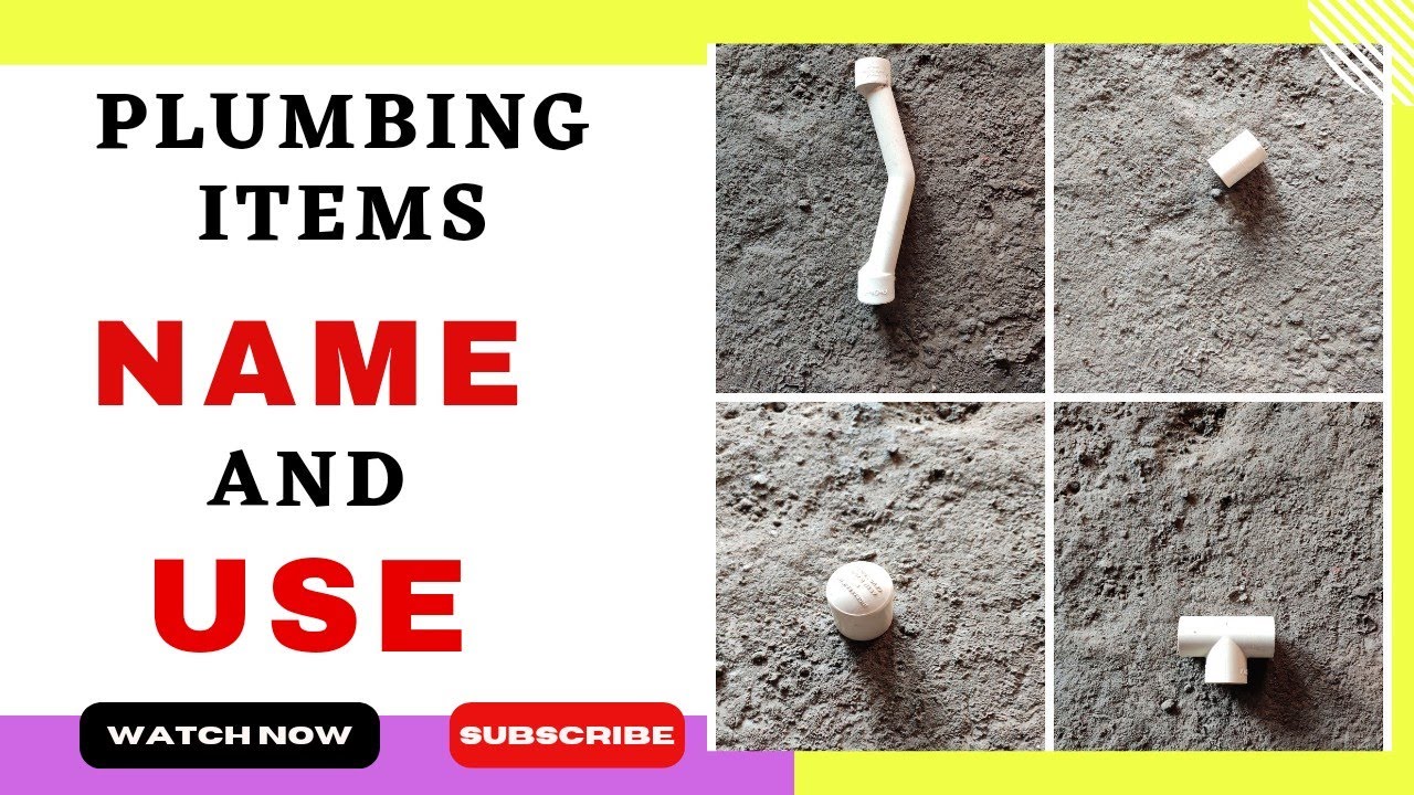 What is The Technical Name And Use Of This 4 Plumbing Items || 2022 ...
