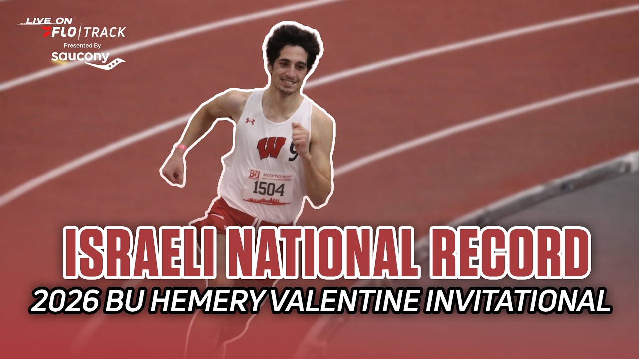 Israeli National Record Broken in the 3000m at the BU Hemery Valentine ...