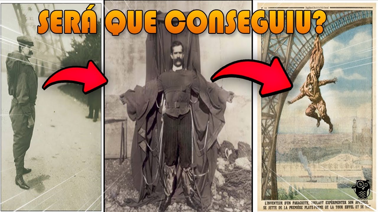 A invenção do paraquedas e o homem que pulou da Torre Eiffel para testá ...