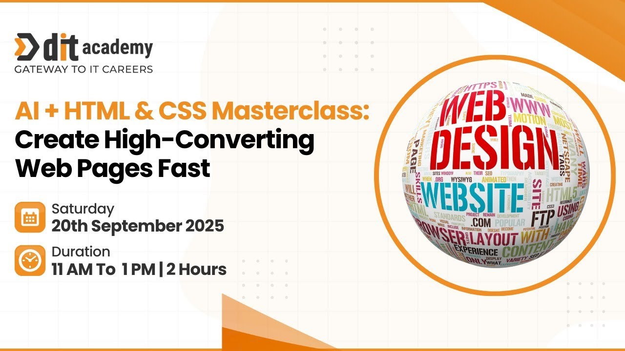 AI + HTML & CSS Masterclass: Create High-Converting Web Pages Fast Part 2 - YouTube