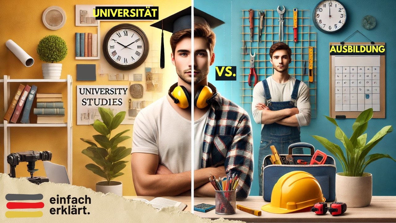Studium oder Ausbildung: Was ist besser für DICH? einfach erklärt - YouTube
