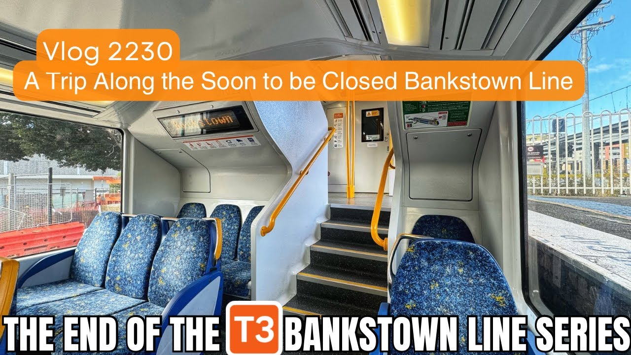 Sydney Trains Vlog 2230: A Trip Along the Soon to be Closed T3 ...