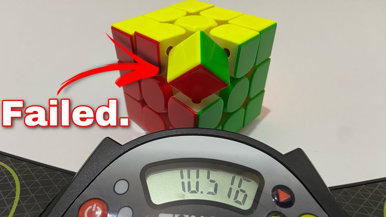 Rubik’s cube solve failed - YouTube