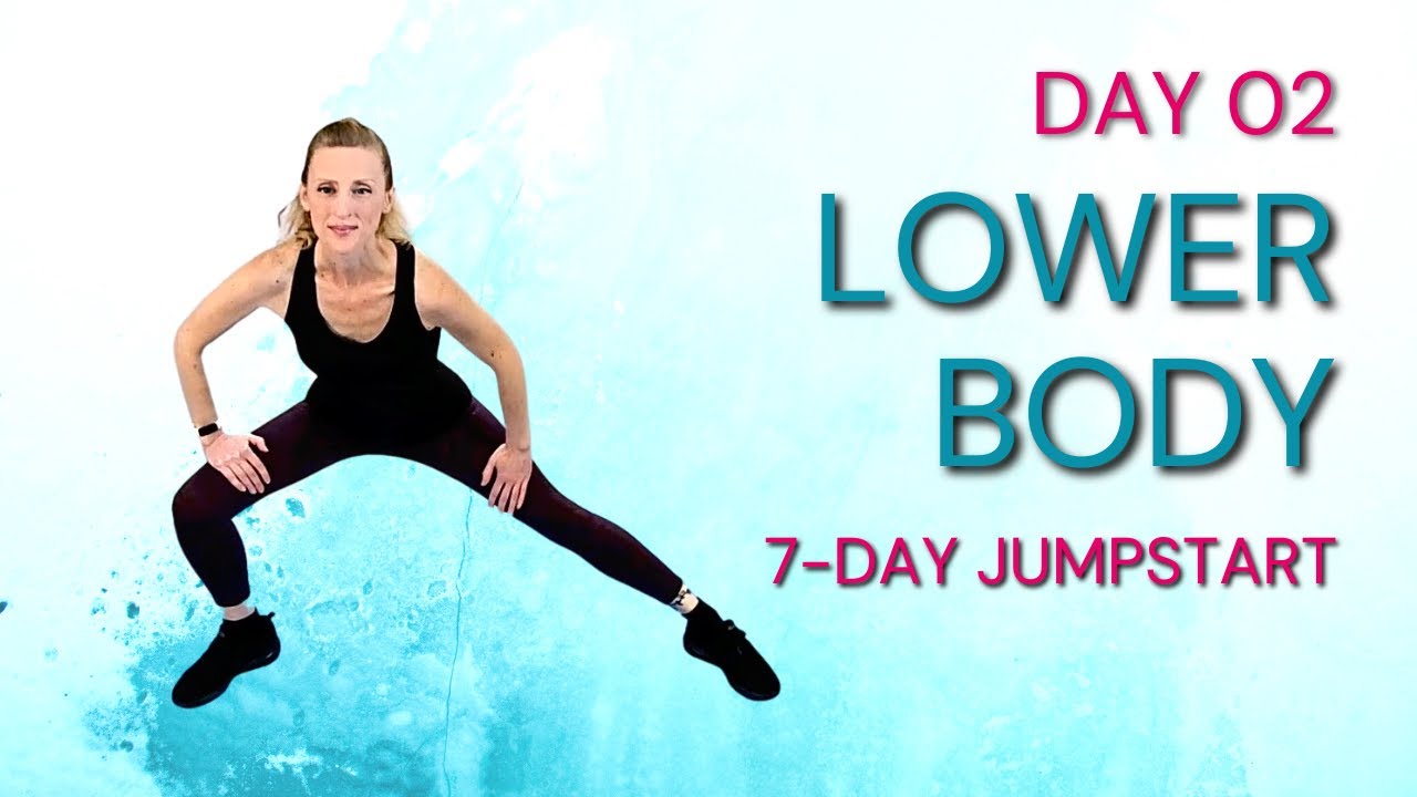 Lower Body At Home Dumbbell Workout (7-Day Strength Training Jumpstart ...