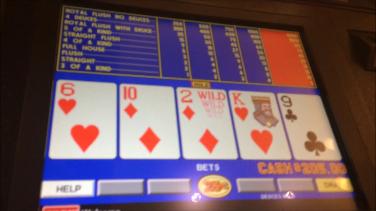 video poker challenge -- both machines - YouTube