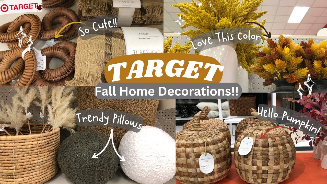 🍁 Target Fall Home Decorations 🍁 - YouTube