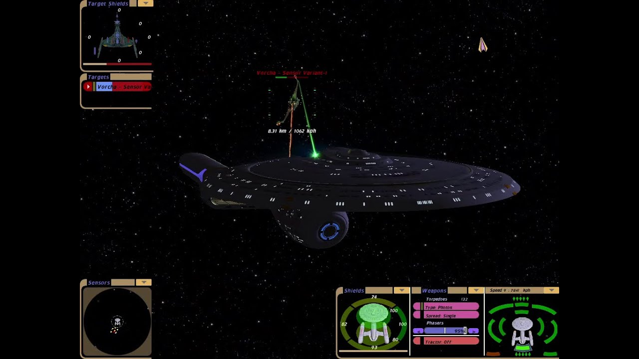 USS Republic vs Aftermath Klingon VorCha Sensor Variant | KM | Star ...