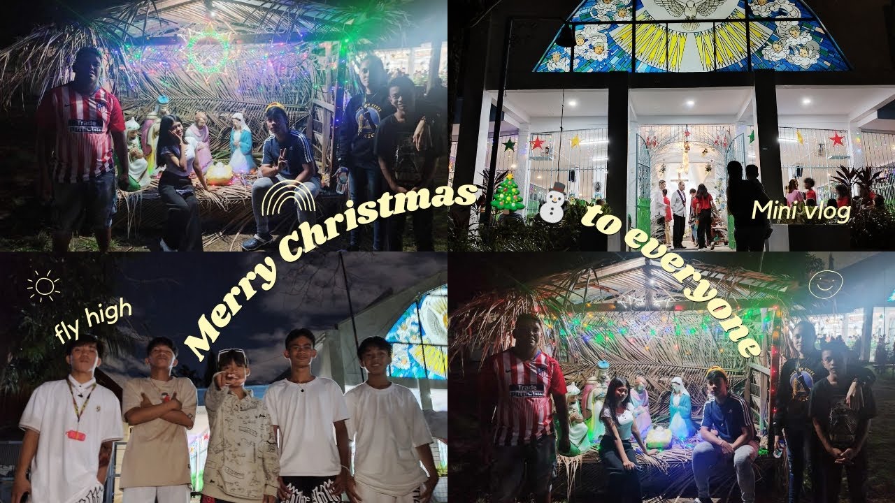 Merry Christmas 🎄☃️ To Everyone 💕 ( church day mini vlog ) Your ...