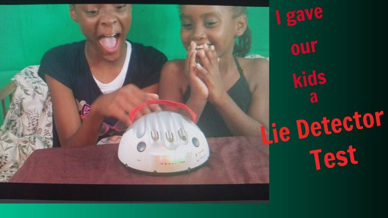 I Gave Our Kids A Lie Detector Test - YouTube