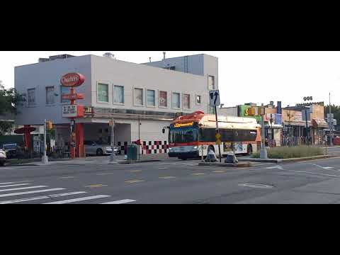 "Hol up-." [NICE Bus] 2020 New Flyer XN40 #1999 on the N22x to ...