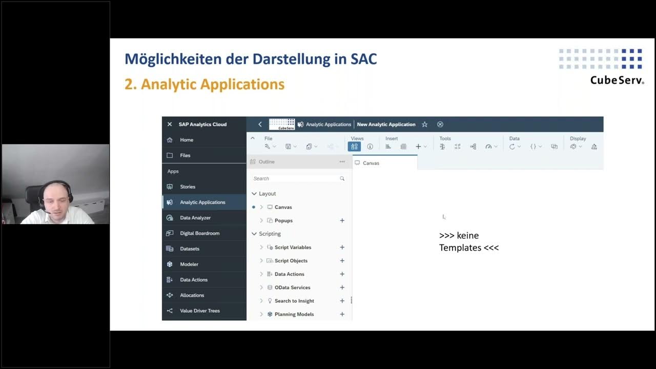 CubeServ SAC Design Template: SAC Stories einheitlich, einfach und schnell erstellen - YouTube