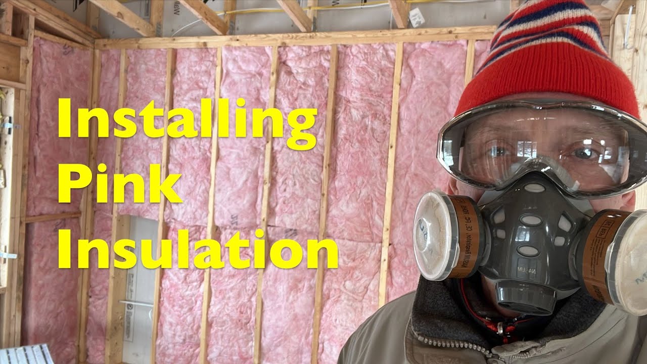 Installing Pink Insulation - YouTube