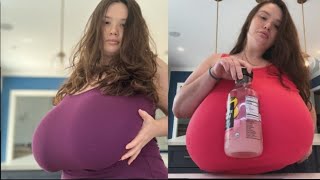 Kaitie Clayman A Glamorous Plus Size Curvy Usa Model Spreading Body ...