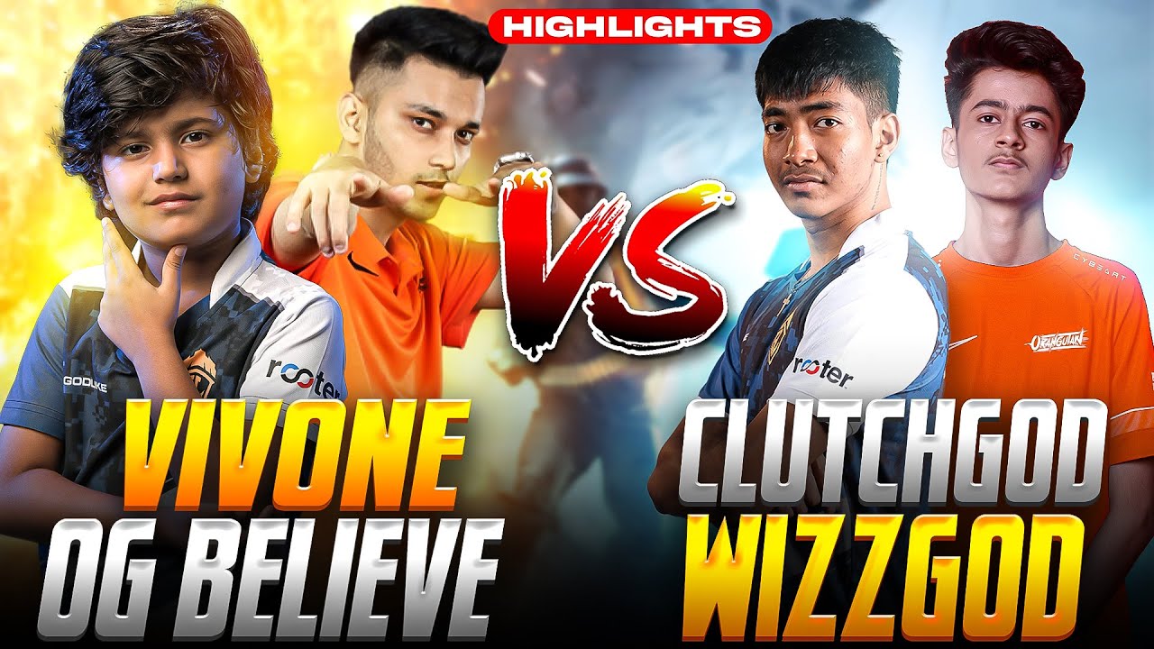 TDM Mahayudh GodLike & Orangutan || VIVONE BELIEVE VS CLUTCHGOD WIZGOD ...