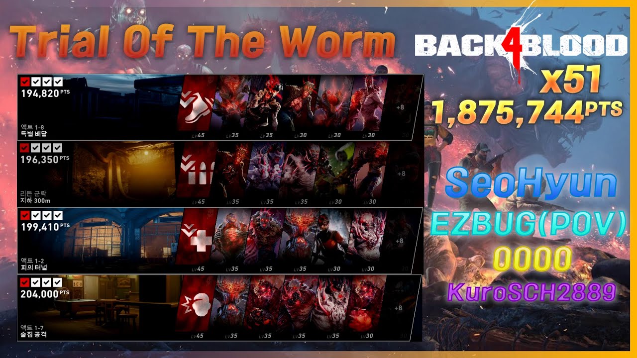 BacK 4 Blood : trial of the worm (5)(x51)(No Glitch)(No Whistle)(All ...