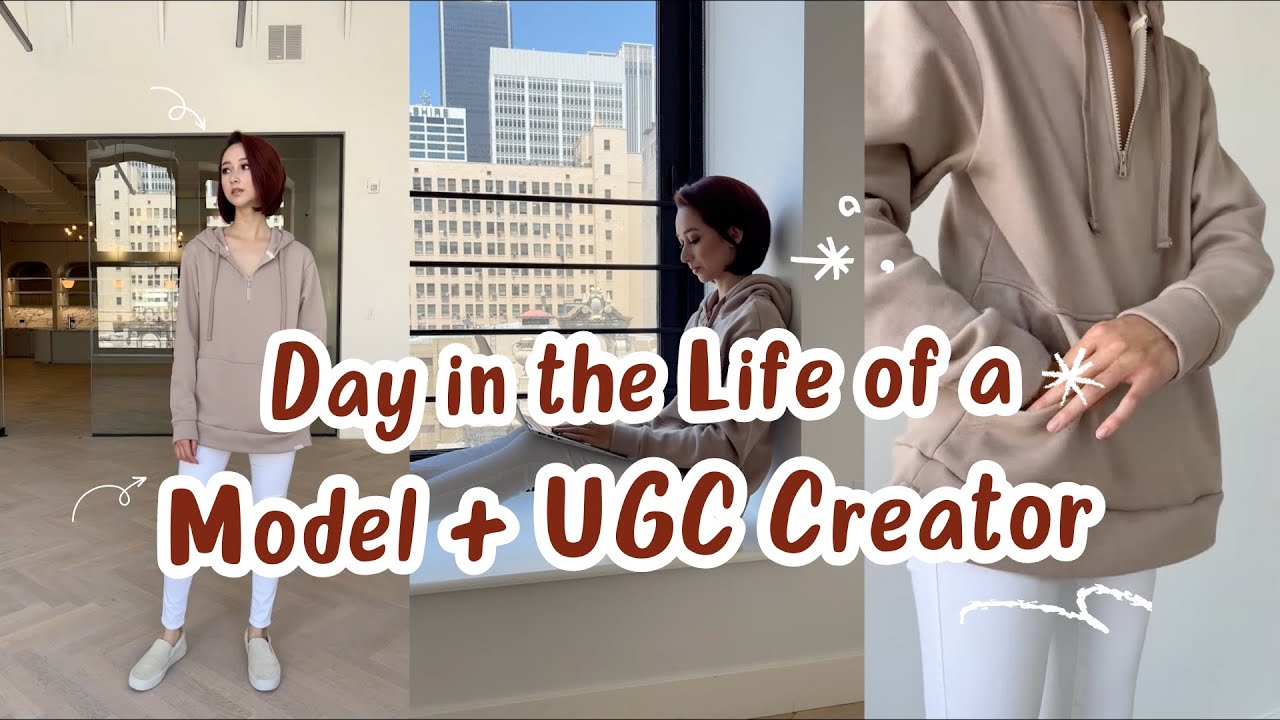 Day In The Life Of A Model + UGC Creator┃Doing My Own Hair/Makeup ...