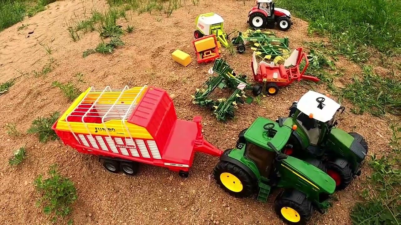 Sianokosy 2022 Pottinger Krone Claas John Deere Fendt Steier Zabawki ...