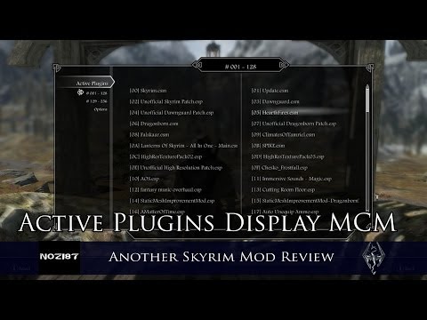 Active Plugins Display MCM by Ghaunadaur