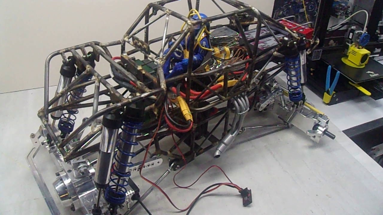 Custom 1/5 scale monster truck - YouTube