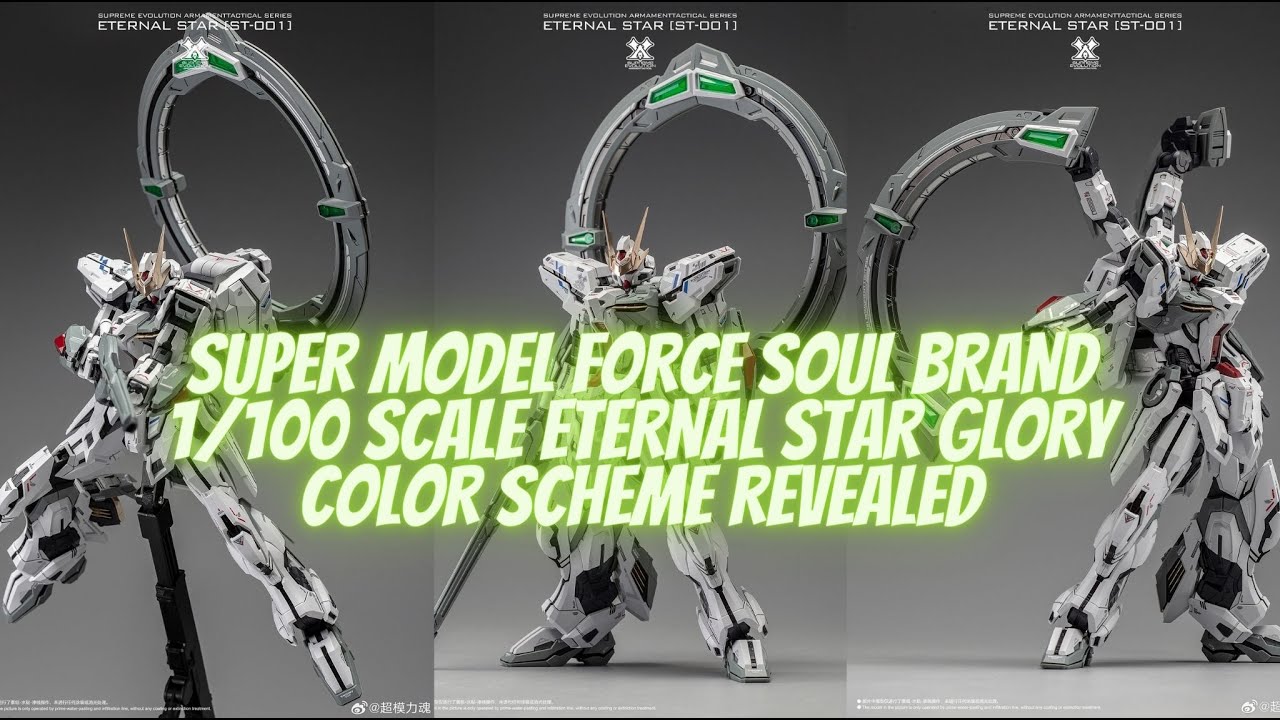 Super Model Force Soul, 1/100 Scale Eternal Star Glory Model Kit Color ...