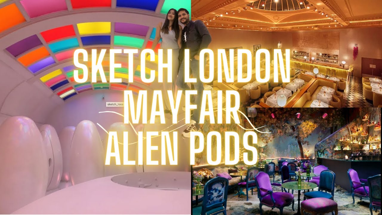 Vlog -05 |ALIEN PODS AT SKETCH LONDON MAYFAIR GALLERY DINNER # ...