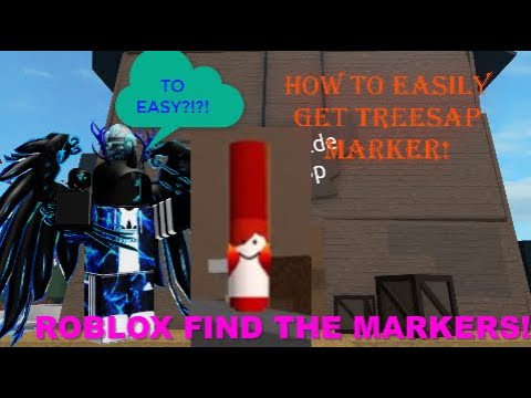 How to easily get tree sap marker by cheesing it! Roblox FIND THE ...
