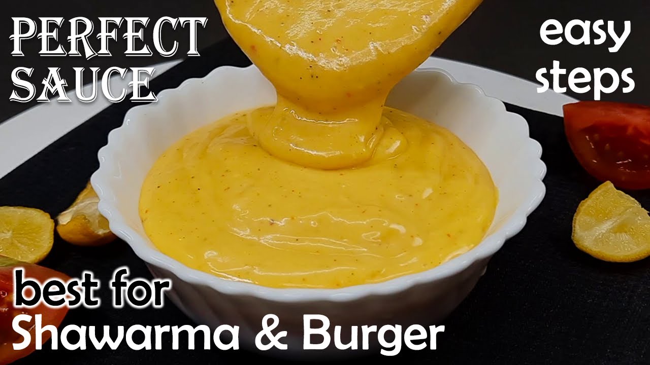The BEST Shawarma Sauce Recipe that Needs NO Egg?! You Won't Believe ...
