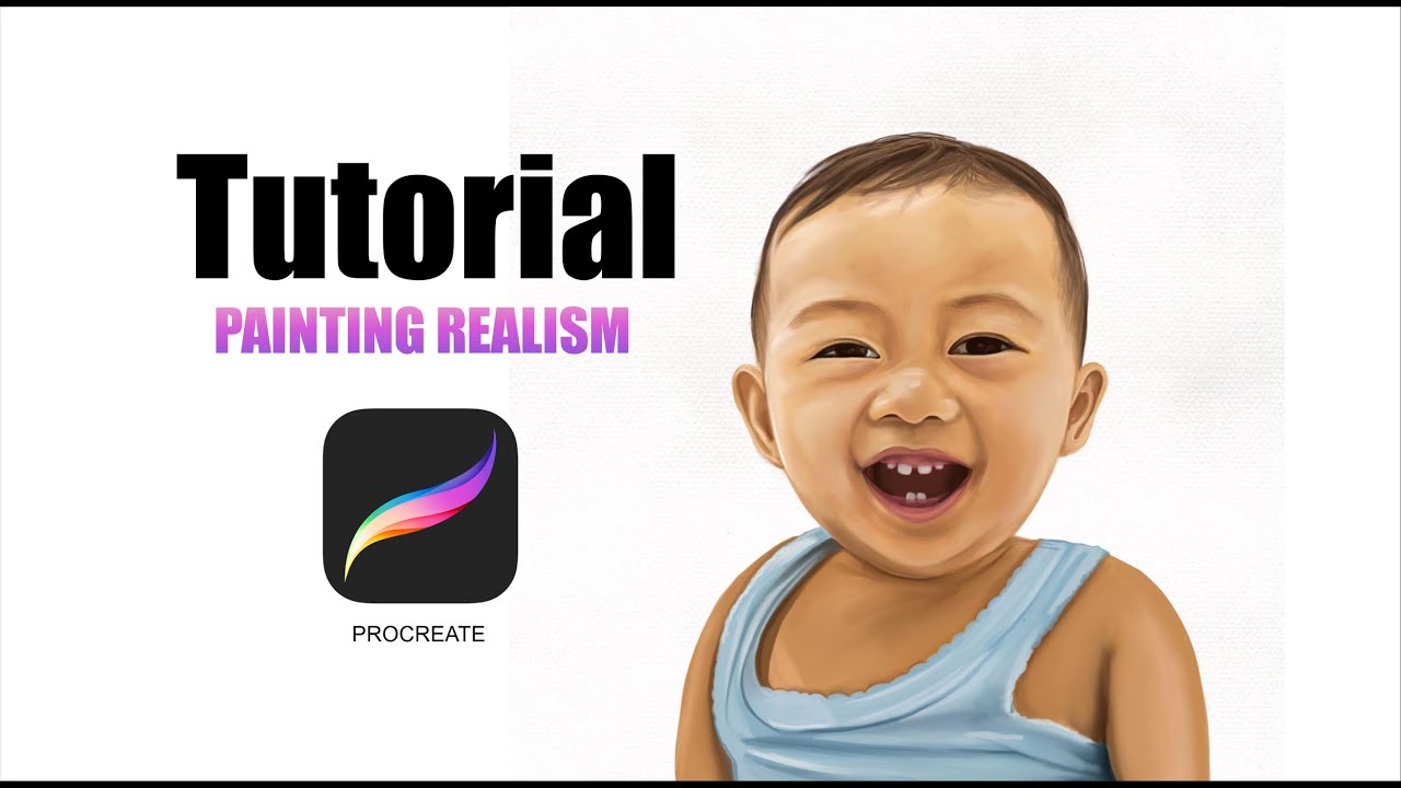 Procreate APPS | Tutorial gambar realis | speed painting - YouTube