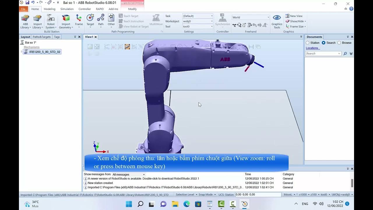 Hướng dẫn về RoboStudio: Bài 1 (RoboStudio Tutorial: Lesson 1) - YouTube
