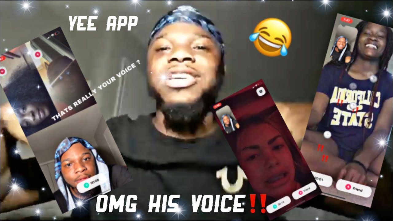 USING A SQUEAKY VOICE ON YEE APP😂 *SUPER FUNNY* - YouTube