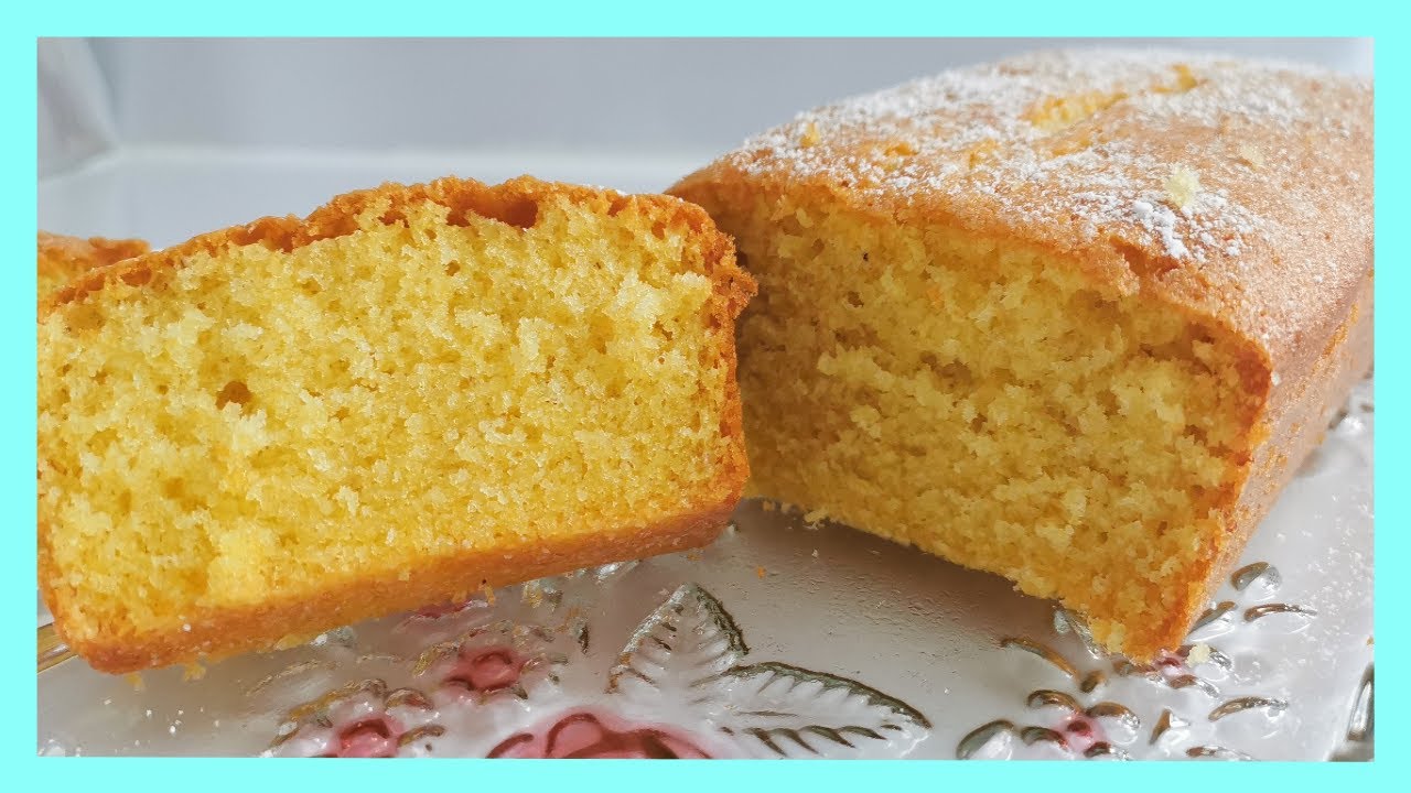 Cake aux amandes/Almond cake *** Recette Facile et Rapide - YouTube