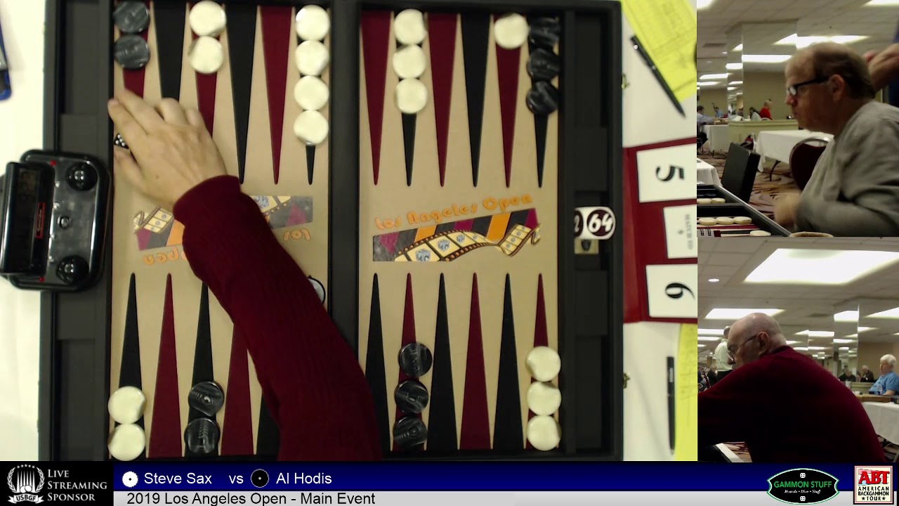 2019 Los Angeles Open Backgammon Steve Sax vs Al Hodis Conclusion - YouTube
