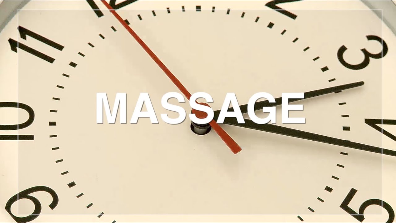 Time To Schedule Another Massage - Royalty Free Massage Therapy Video ...