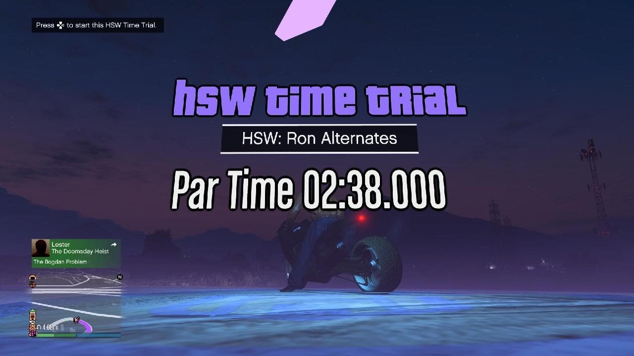 GTA 5 - HSW Time Trial - Ron Alternates - YouTube