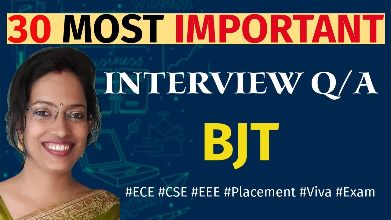 Most Important BJT Concepts for Electronics Interview | #engineering ...