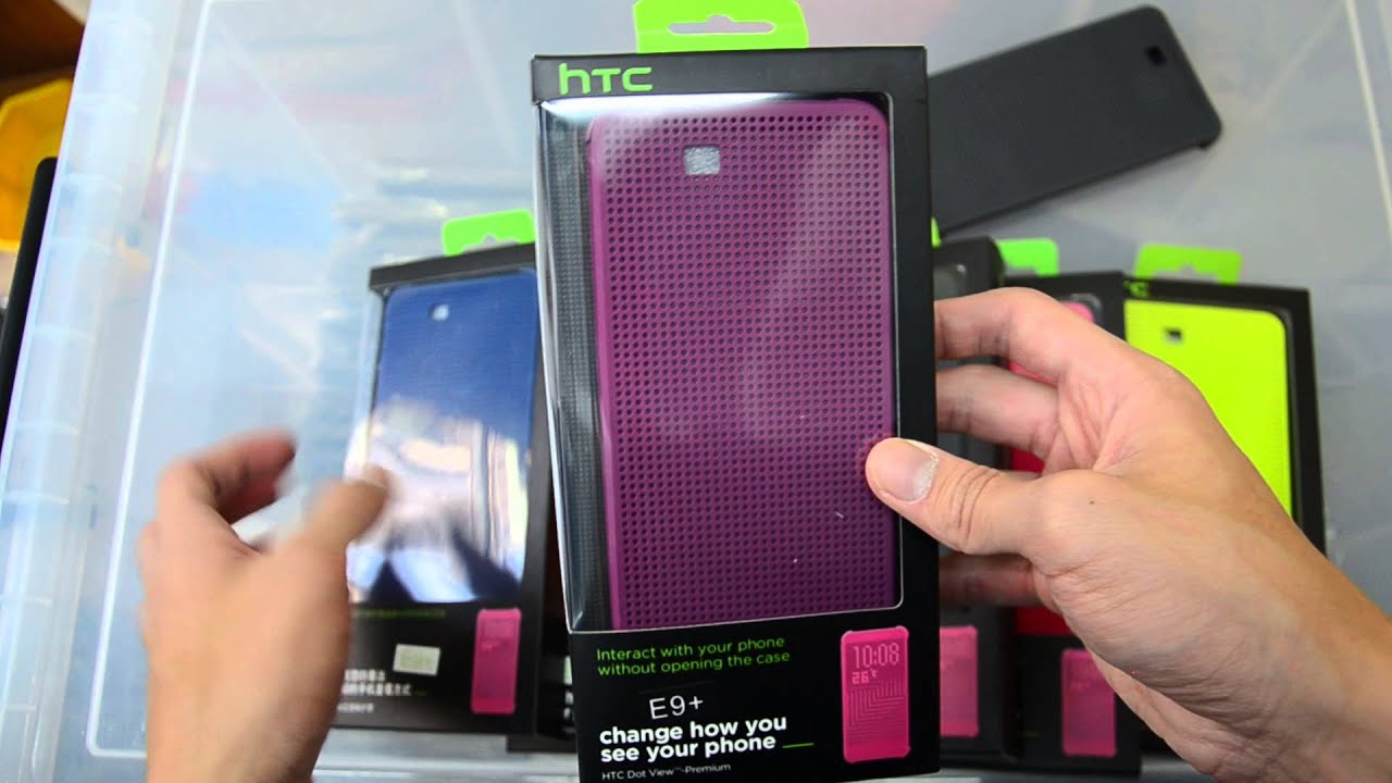Dot View Premium Cover Case For HTC One E9+ Plus - YouTube