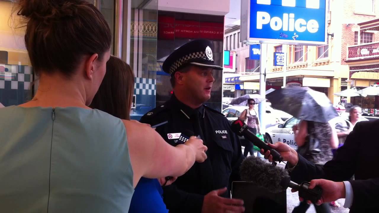 Chief Inspector Scott Allison answers media questions about fingerprint ...