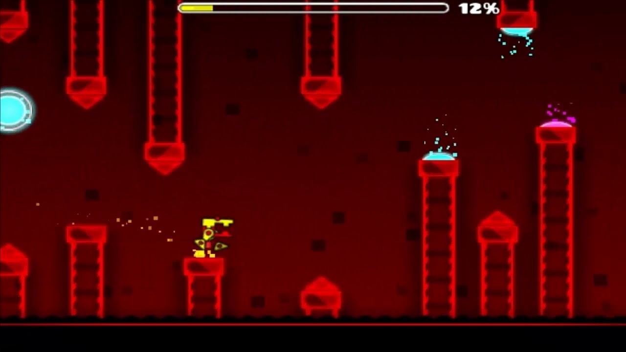Geometry Dash - "X" by TriAxis [Easy Demon] Complete | JinZ - YouTube
