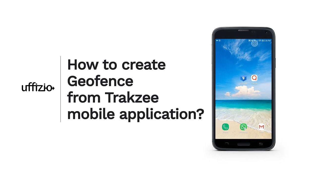 How to create Geofence from Trakzee mobile application ? - YouTube