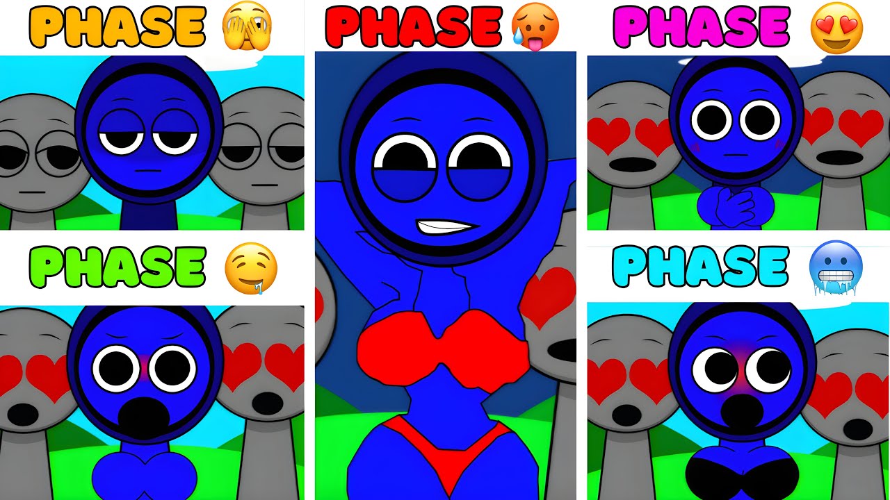 All Phases of JEVIN in New SUS Incredibox Sprunki : From Phase 1 to ...