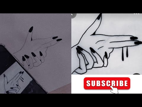 How to draw finger gun || how to draw girl hand /pencil sketching - YouTube